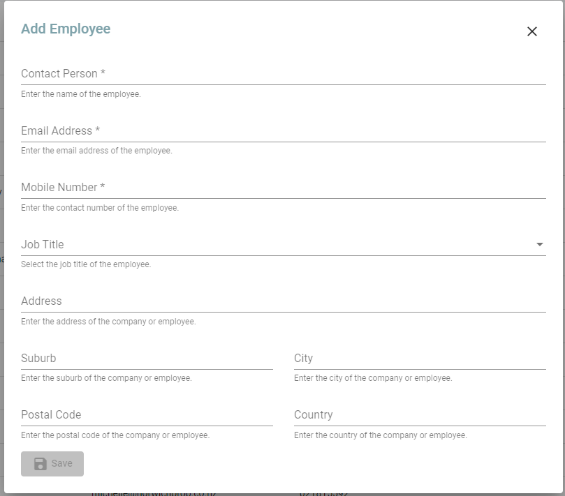 For Contractors Administrators: Adding & Managing Employees
