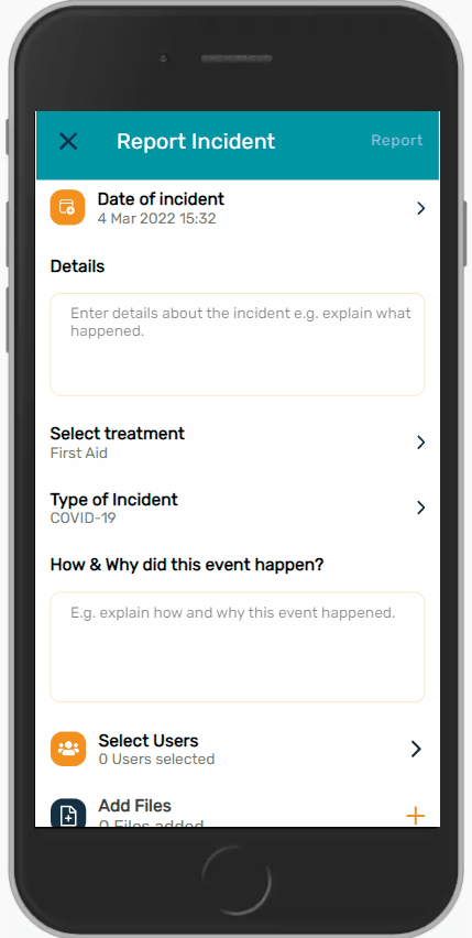 How to report an Incident through the SiteConnect Mobile App