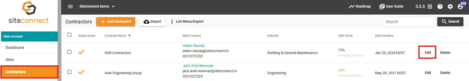 How to view and manage your Contractor's Safety Plan (SSSP) documents