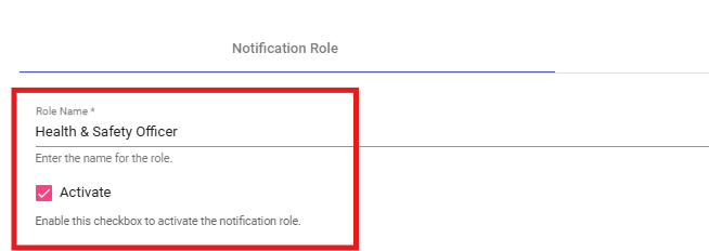 Notification Roles