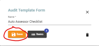 How to set up an Audit Template